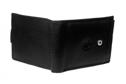 Online Madras - MOSPL Men's Genuine Leather Wallet (Black)