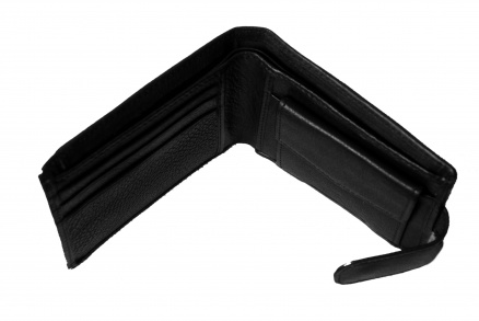 Online Madras - MOSPL Men's Genuine Leather Wallet (Black)