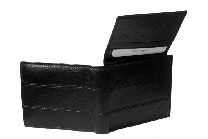 Online Madras - MOSPL Men's Genuine Leather Wallet (Black)