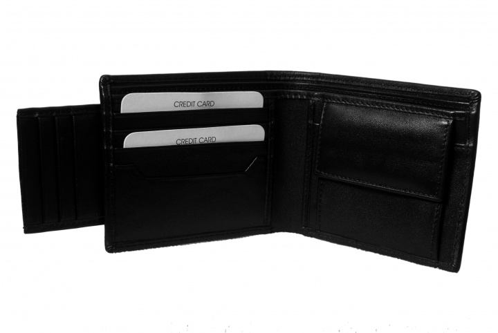 Online Madras - MOSPL Men's Genuine Leather Wallet (Black)