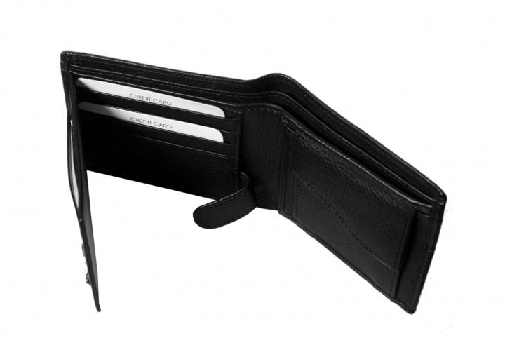 Online Madras - MOSPL Men's Genuine Leather Wallet (Black)