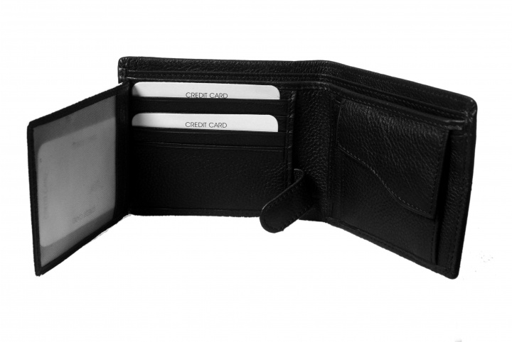 Online Madras - MOSPL Men's Genuine Leather Wallet (Black)